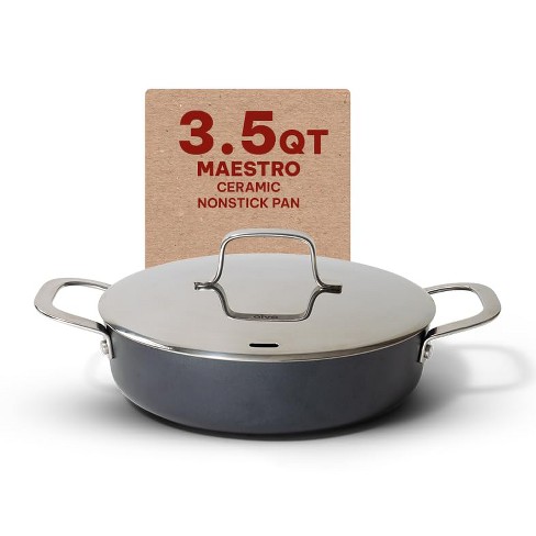 Alva Cookware Maestro Ceramic Nonstick Saute Frying Pan Skillet With ...