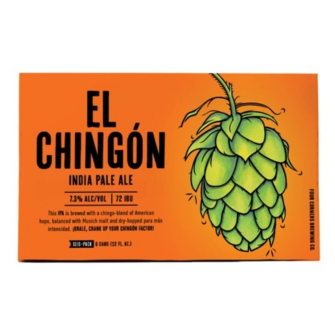 Four Corners El Chingón Ipa Beer - 6pk/12 Fl Oz Cans : Target