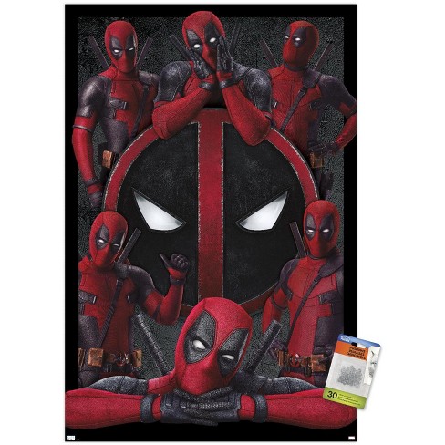 Trends International Marvel Deadpool Legacy - Collage Unframed Wall ...