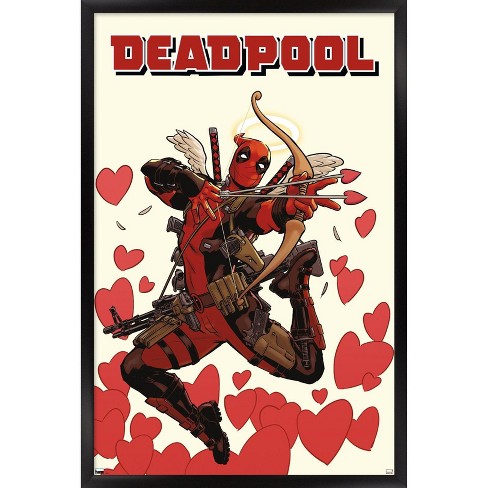 Trends International Marvel Comics Deadpool - Cupid Framed Wall Poster ...