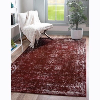 Unique Loom 2' 2 X 3' 0 Davos Shag Dusty Rose Area Rug : Target