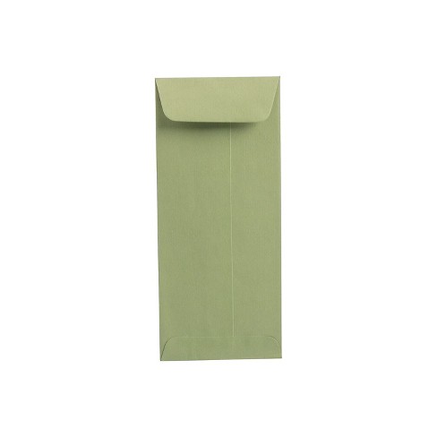 Jam Paper #10 Policy Envelope 4 1/8" X 9 1/2" Olive 100/pack ...