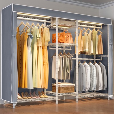 Simplify 36" Wide Portable Closet Gray : Target