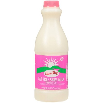 Cass Clay Skim Milk - 1qt : Target