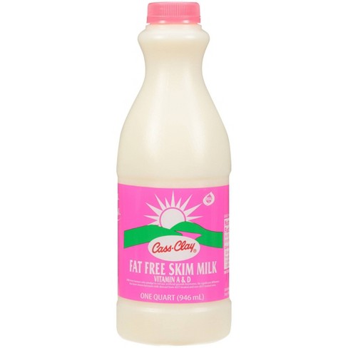 Cass Clay Skim Milk - 1qt : Target