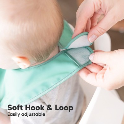 Keababies 3pk Presto Baby Bibs Waterproof With Food Catcher ...