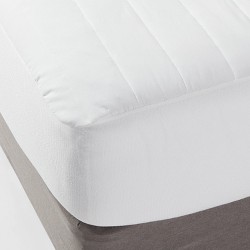 Twin/twin Xl Machine Washable Quilted Microfiber Mattress Pad - Room ...