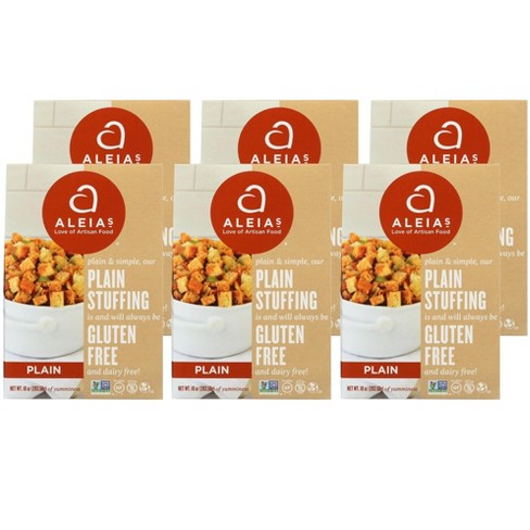 Aleia's Plain Stuffing Mix Gluten Free - Case Of 6/10 Oz : Target