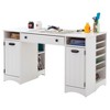 Artwork Craft Table With Storage White - South Shore : Target