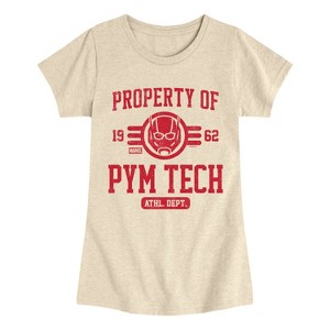 Girls' - Ant-Man - Property Of Pym Tech Fitted Short Sleeve Graphic T ...