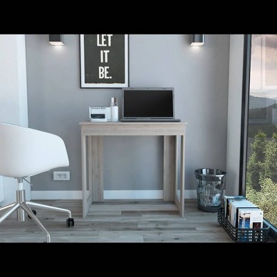 homcom Nordic Style Computer Desk With Hutch And Storage Shelves Pc ...