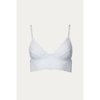 Women's Strappy Lace Longline Bralette - Leto S : Target