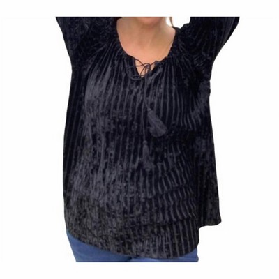 Women's Velvet Off The Shoulder Top - Ethyl Xl : Target