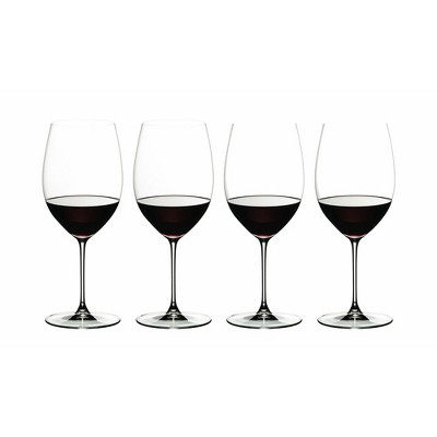Riedel Veritas Merlot Red Wine Glasses - Set Of 4 : Target