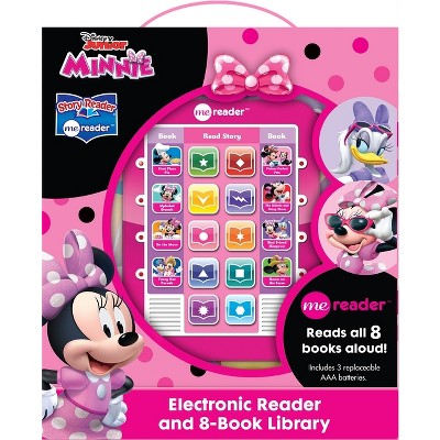 Disney Minnie Mouse Electronic Me Reader Story Reader And 8-book Boxed ...