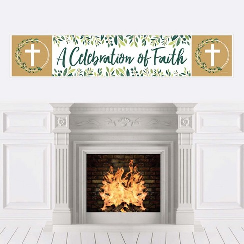 Big Dot Of Happiness Elegant Cross - Religious Party Decorations Party ...