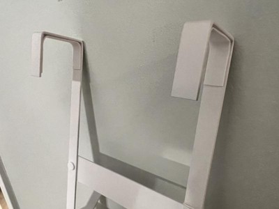 Small Over The Door Hook 2 Hooks Matte Black - Brightroom™ : Target