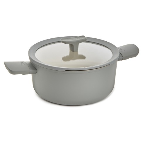 Berghoff Balance Non-stick Ceramic Stockpot 10", 4.6qt. With Glass Lid ...