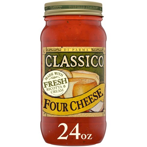 Classico Four Cheese Pasta Sauce 24oz : Target