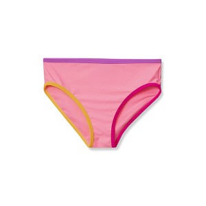 Lands' End Kids Chlorine Resistant Contrast Bikini Bottoms - Large ...