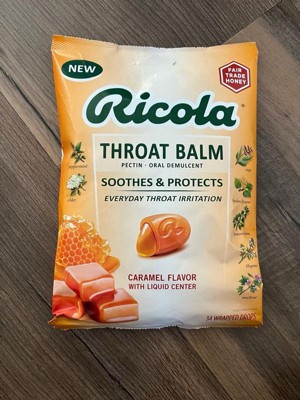 Ricola Caramel Throat Balm Drops - Throat Relief & Protection - 34ct ...