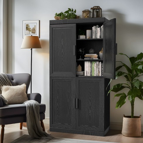 Dovelina Wood Modern Decorative Storage Cabinets Multipurpose Storage ...