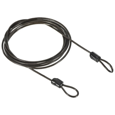 Unique Bargains Security Steel Cable Coated Luggage Lock Wire Rope ...