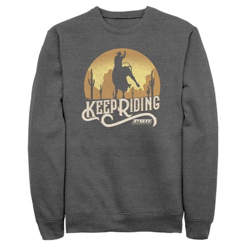 Men's Professional Bull Riders Keep Riding Sweatshirt - Charcoal ...