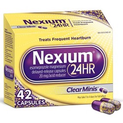 Nexium 24hr Delayed Release Heartburn Relief Capsules With Esomeprazole Magnesium Acid Reducer ...