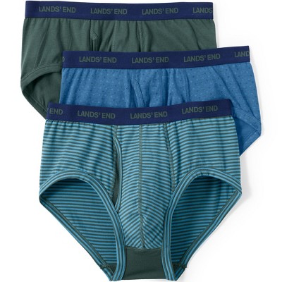 Lands' End Men's Comfort Knit Brief 3 Pack : Target