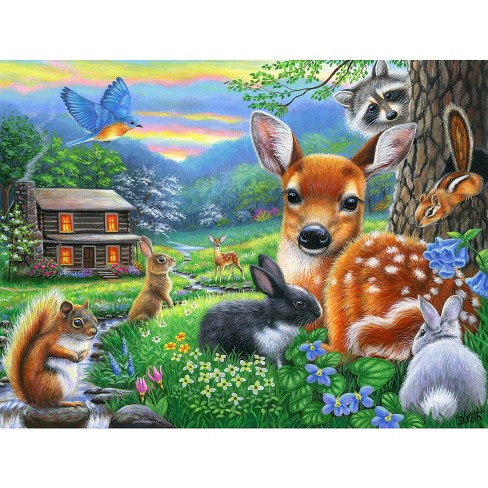 Sunsout Spring At The Cabin 500 Pc Jigsaw Puzzle 52034 : Target