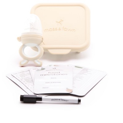 Moss And Fawn Baby's First Bites Ecru : Target