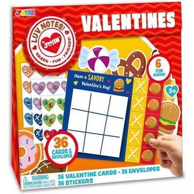 Joyin 36 Pack Valentines Day Gifts Cards For Kids Classic Tic Tac Toe ...