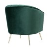 Rosemont Velvet Accent Chair Green - Manhattan Comfort : Target