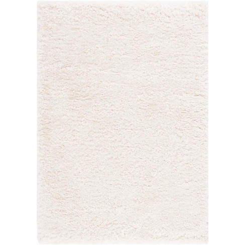 Flokati Shag Flk950 Power Loomed Accent Rug - Ivory - 2'7"x5 ...