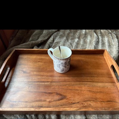 20" X 13" Wood Signature Serving Tray - Threshold™ : Target