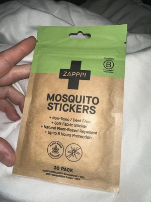 Zappp! Mosquito Repellent Stickers - Natural, Safe, Deet-free ...