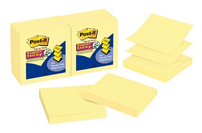 3"x3" 12ct Sticky Notes Cube Yellow - Up & Up™ : Target