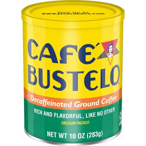 Café Bustelo Medium Roast Ground Coffee - Decaf - 10oz : Target