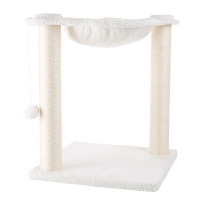 20.5-inch Cat Condo - 2 Story Cat House With Sisal Scratch Pad, Barrel ...