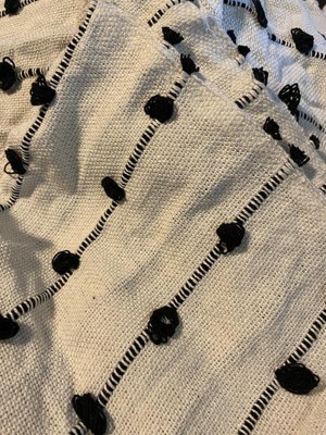 50"x60" Woven Loop Throw Blanket Off-white - Design Imports : Target
