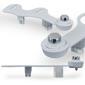 Non-Electric Bidet Toilet Attachment with Dual Nozzles – Ultra-Thin ...