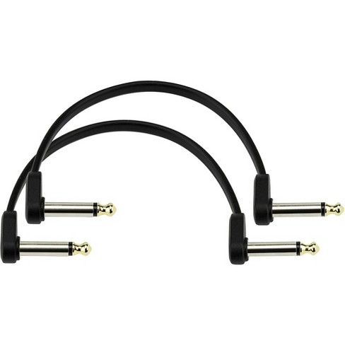 D'addario Offset Right Angle To Right Angle Flat Patch Cables 2-pack ...