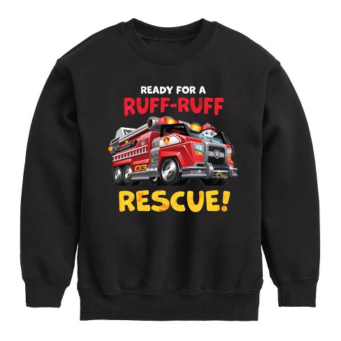 Paw Patrol Ruff Ruff Rescue Graphic Long Sleeve Fleece Sweatshirt ...