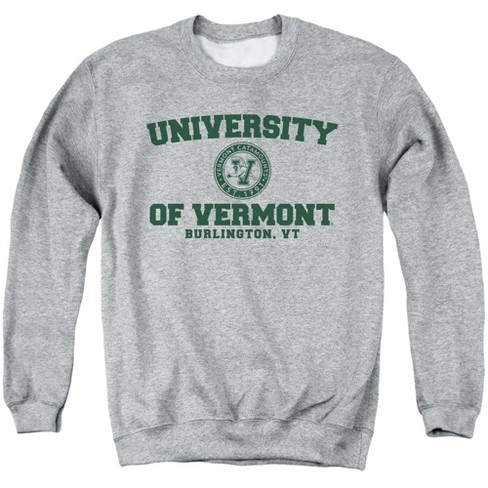 University Of Vermont Official Circle Logo Adult Crewneck Sweatshirt ...
