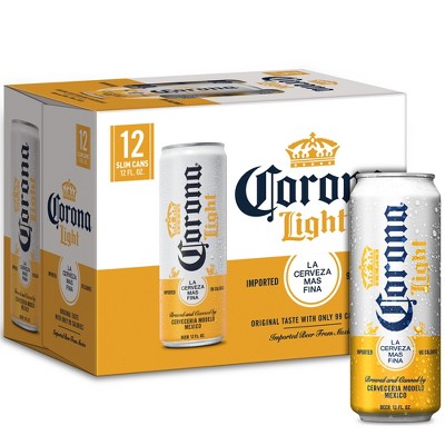 Corona Light Lager Beer - 12pk/12 Fl Oz Cans : Target