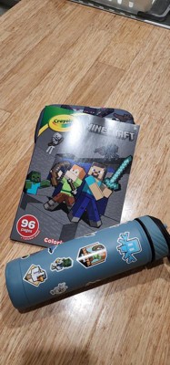 Crayola 96pg Minecraft Coloring Book With Sticker Sheet : Target