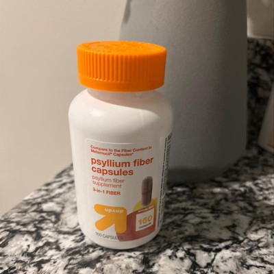 Psyllium Fiber Supplement Capsules - 160ct - Up&up™ : Target