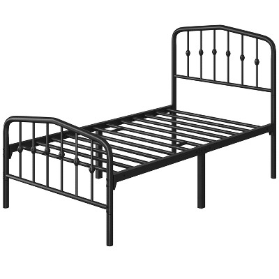 Yaheetech Modern Metal Bed Frame With Arched Headboard : Target