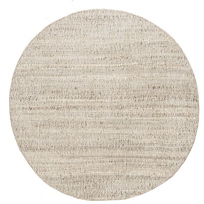 Nuloom Handwoven Solid Elfriede Jute Area Rug, Round 8', Natural : Target